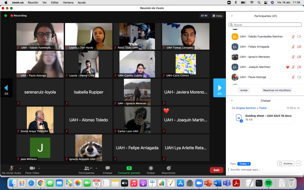 Programa de Lengua Inglesa Integrada participa en experiencia de Inmersión Dual Virtual ...